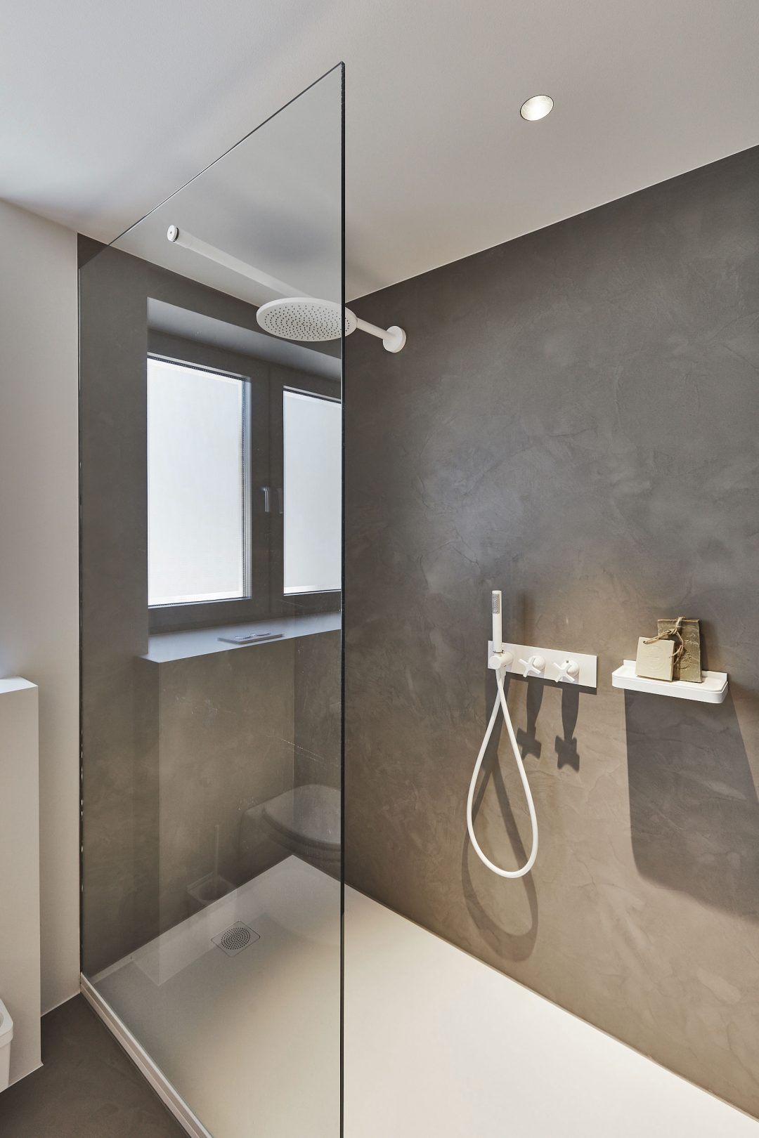 Beton Cire Badezimmer Nassbereich Wasserfest Fugenlos